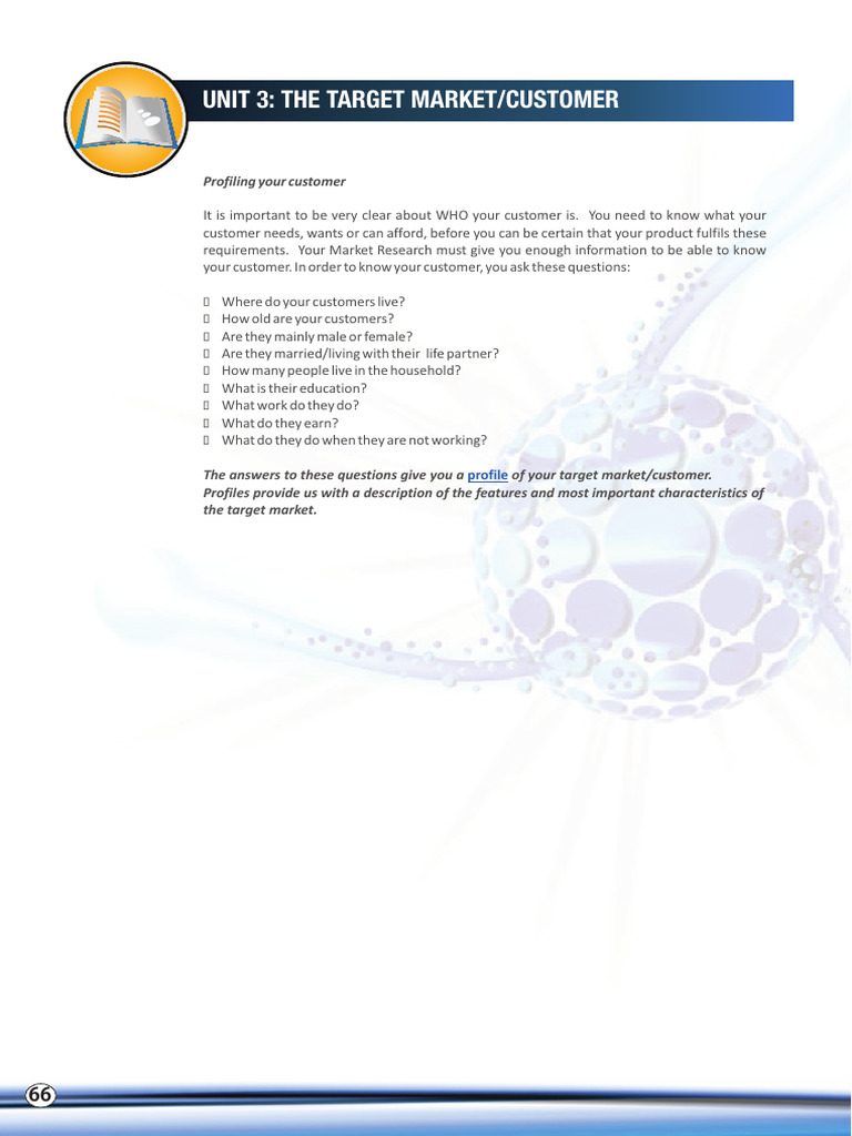 Target Market - Customer | PDF