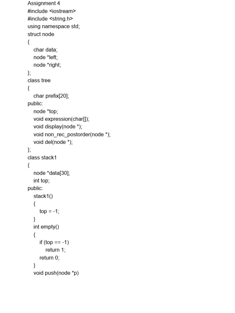 4 Expression Tree | PDF