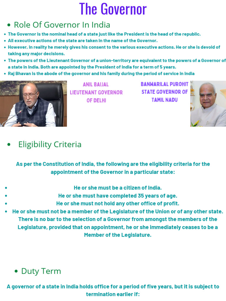 The Governor | PDF
