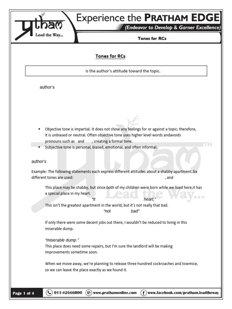 RC Tones Students | PDF