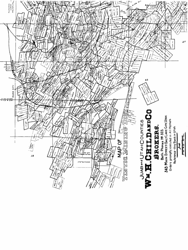 Tintic Mining District Map | PDF
