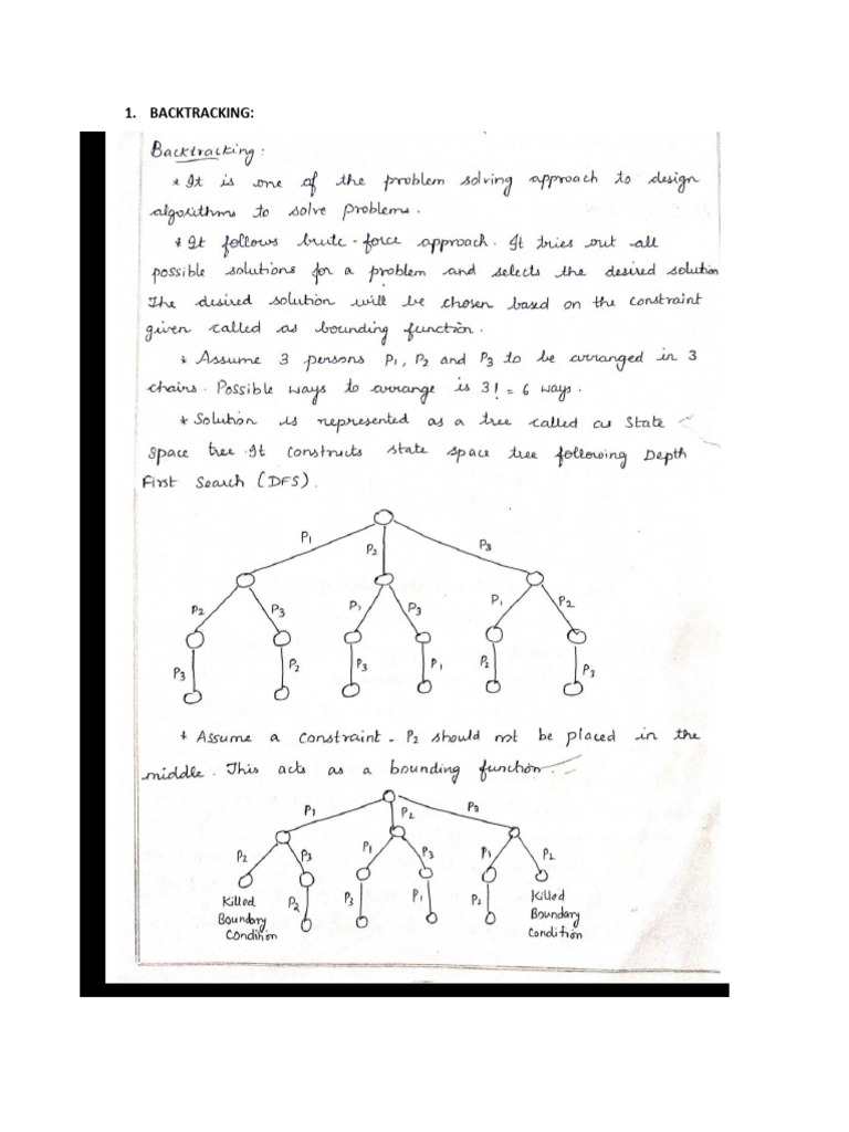 Backtracking | PDF