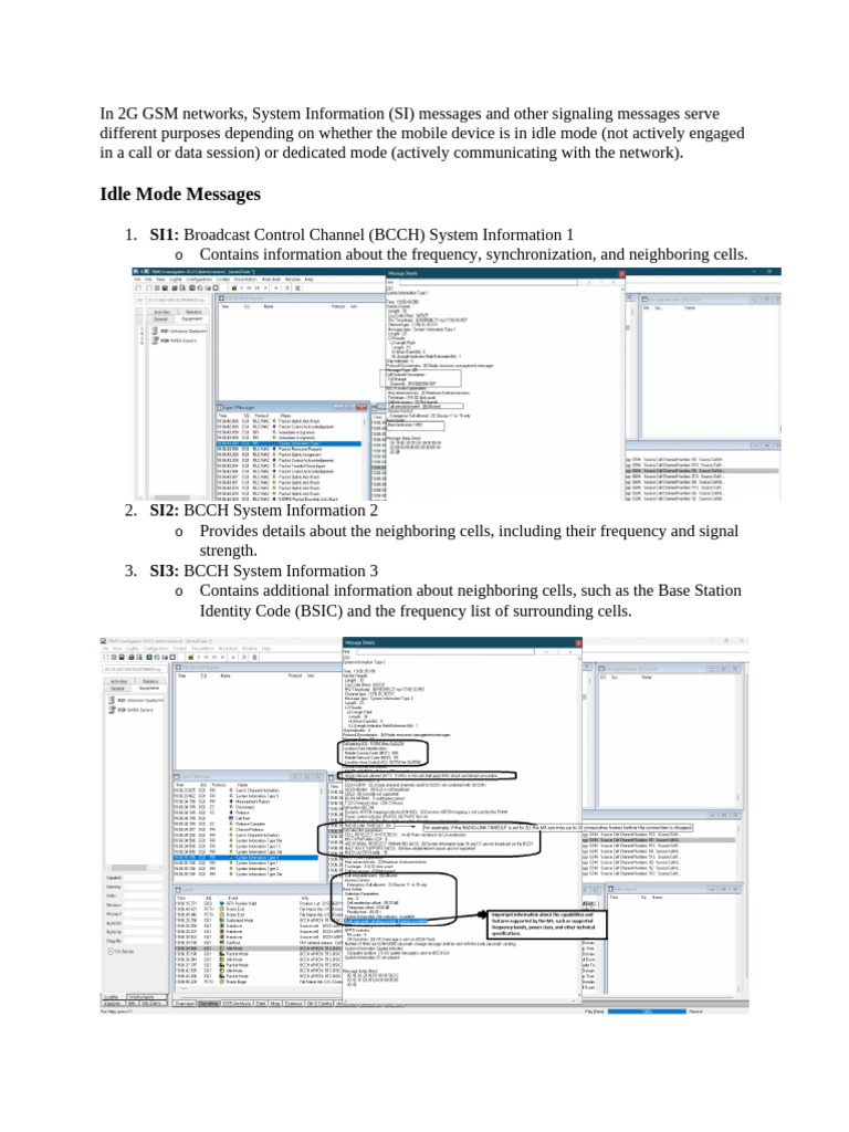Signaling in 2G GSM&DCS networks | PDF