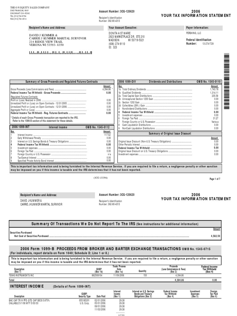 Online Stmt | Income Tax In The United States | Dividend | Free 30-day ...