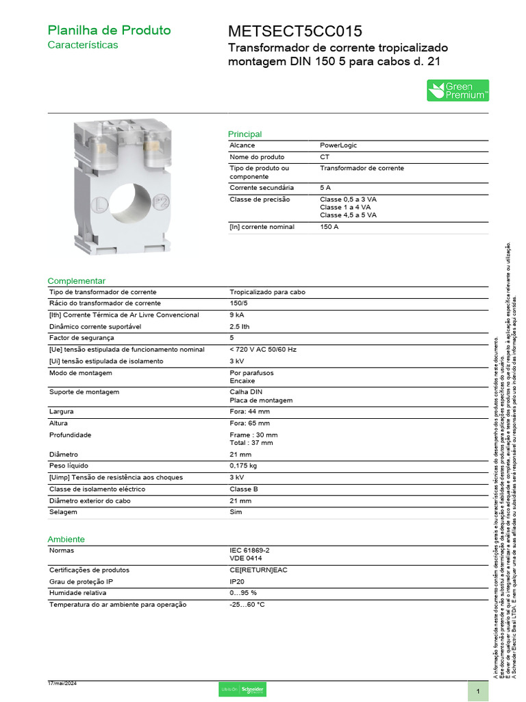 METSECT5CC015 Document | PDF