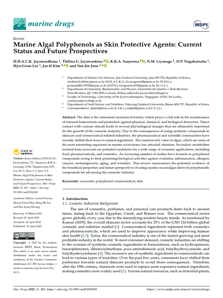 2023_Marine Algal Polyphenols as Skin Protective Agents Current Status ...