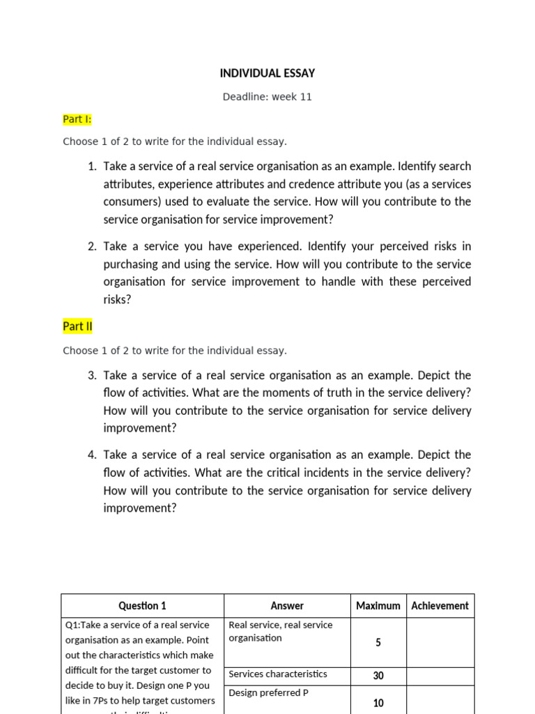 Individual Assignment | PDF