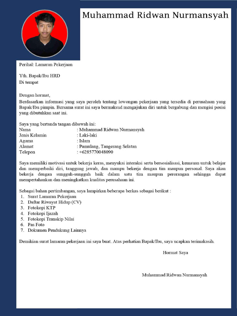CV Muhammad Ridwan Nurmansyah - Page-0002 | PDF