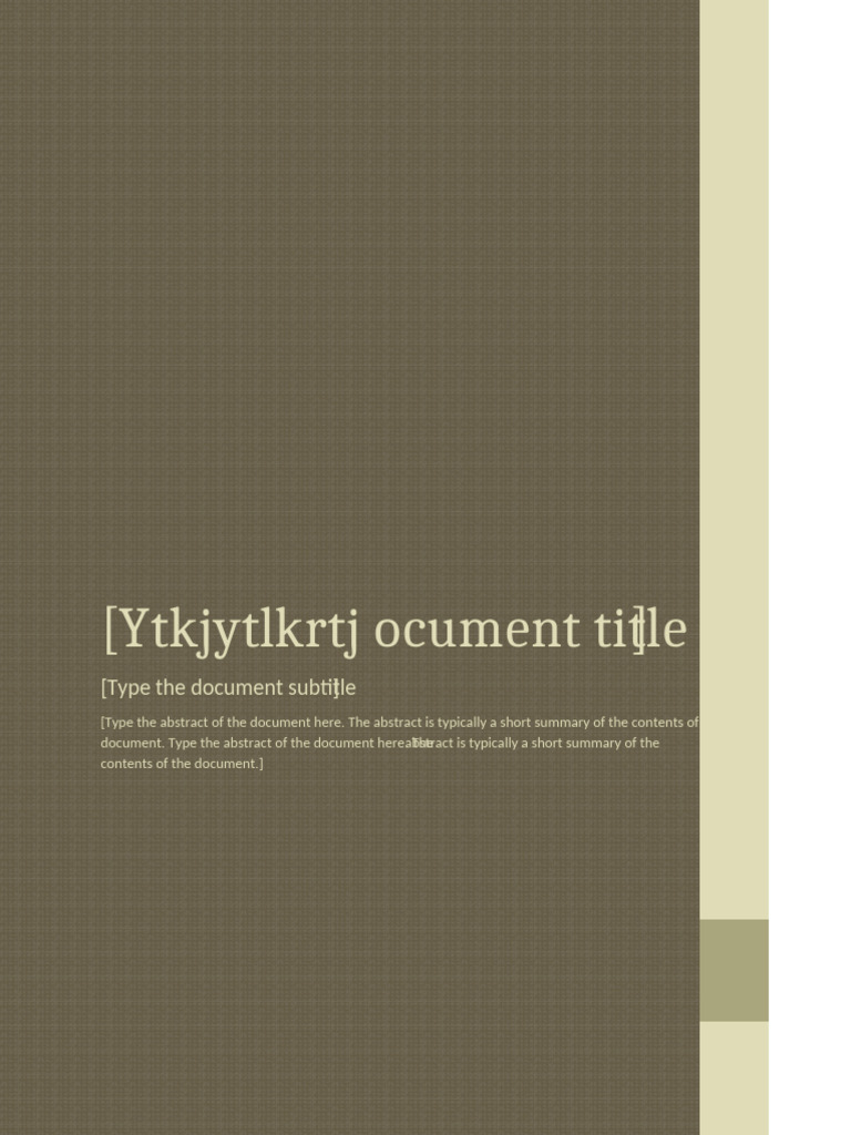 Type The Document Title 11 | PDF