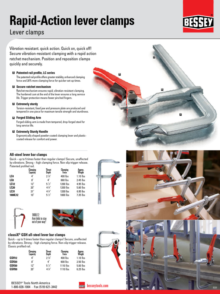 Bessey All-Steel Lever-Clamps en | PDF