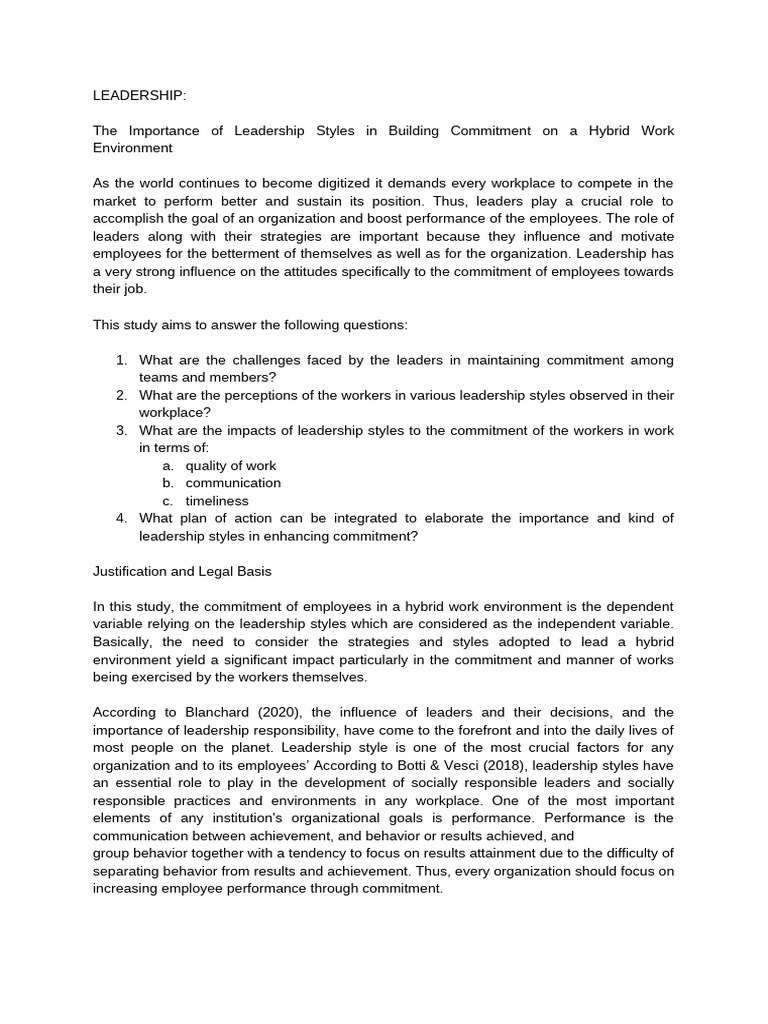Leadership Title | PDF