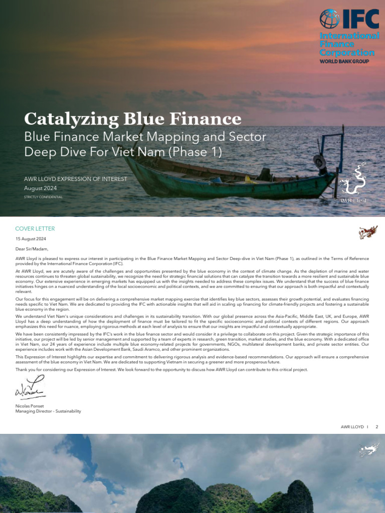 IFC Blue Economy Proposal | PDF