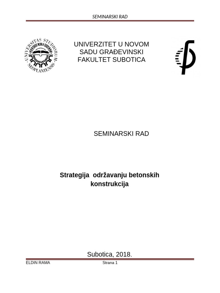 Seminarski Rad Eldin | PDF