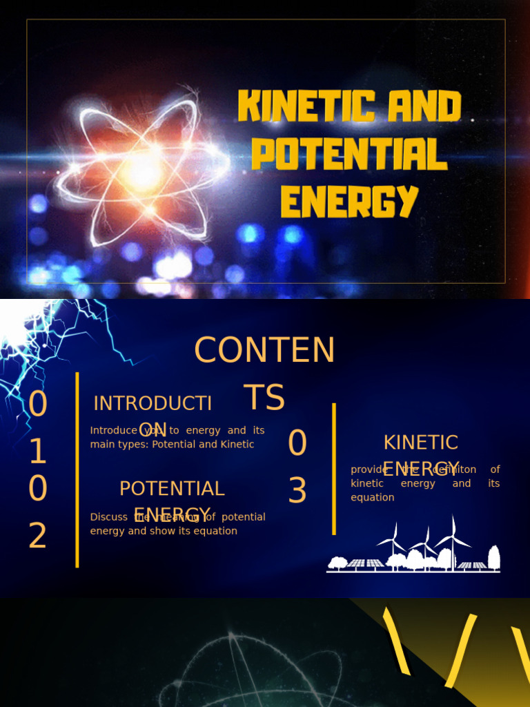 Potential and Kinetic Energy | PDF