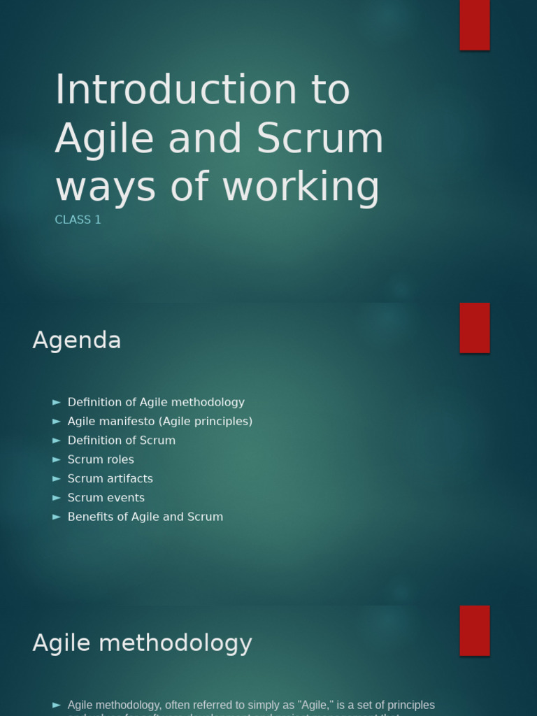 Scrum and Agile Methodologies | PDF