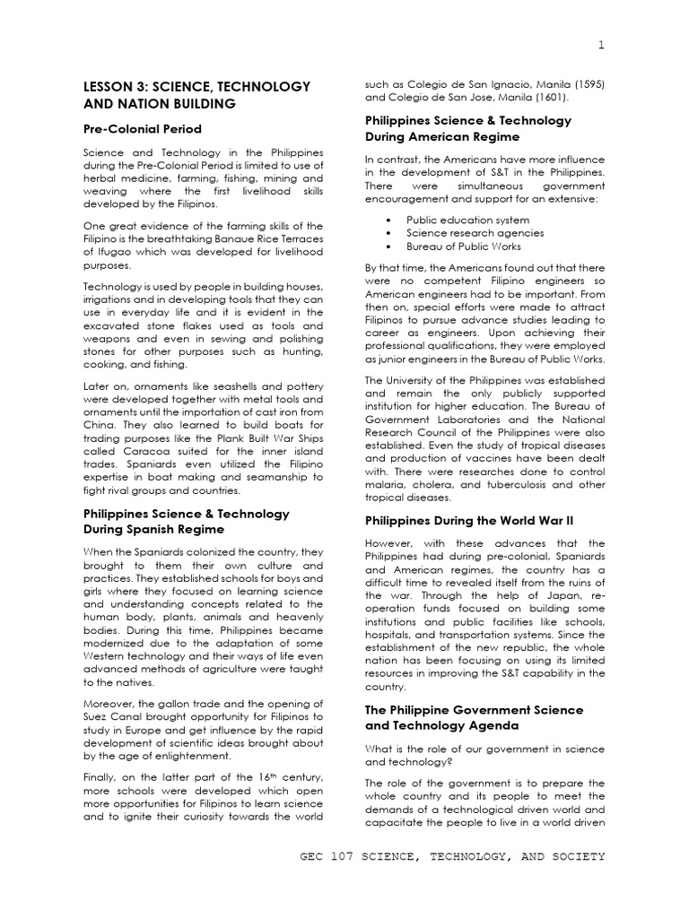 Gec 107 STS L3 L4 | PDF