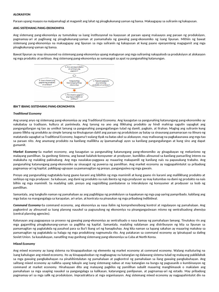Ap 9 M3 Fact Sheets | PDF | Finance & Money Management