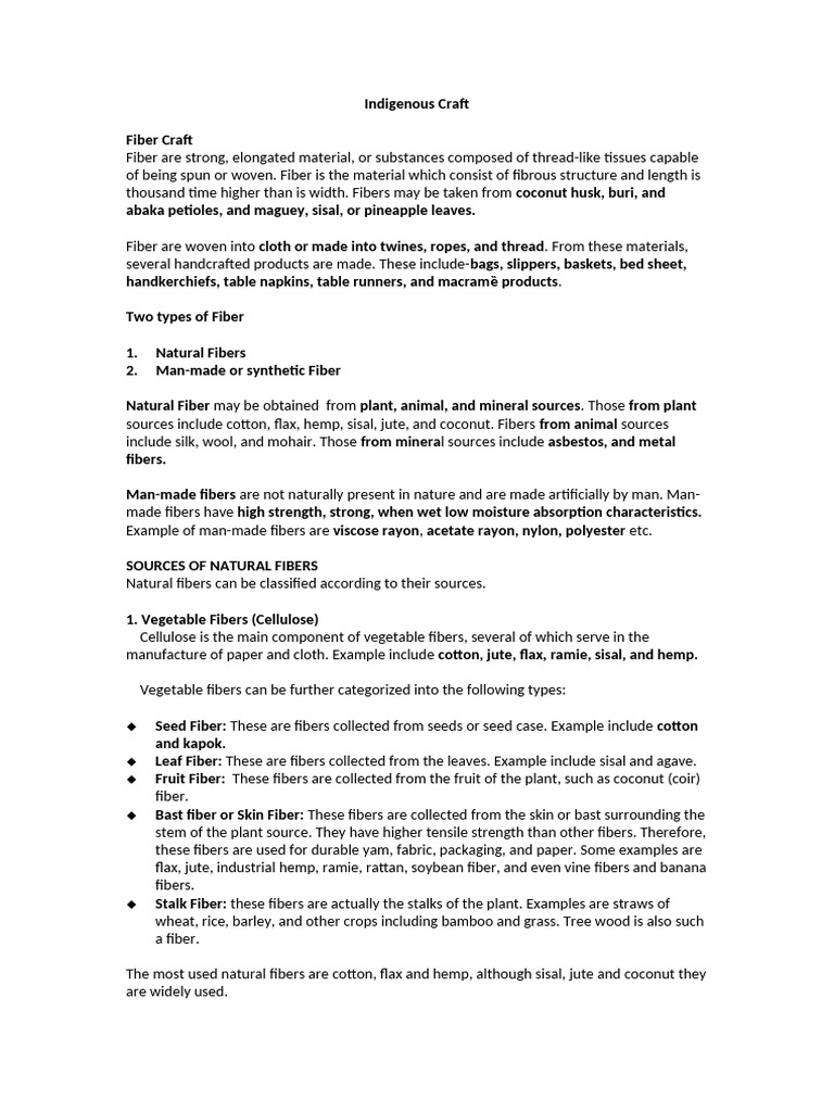 Indigenous Craft.Midterm | PDF