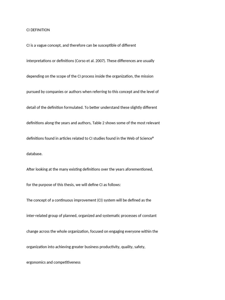 CI DEFINITION-WPS Office | PDF