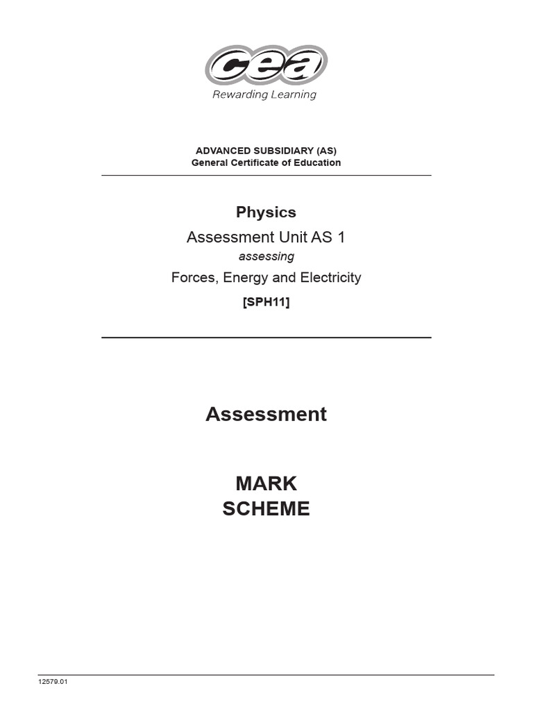 GCE-Physics-574-Summer2021-AS 1, Forces, Energy and Electricity-MS | PDF