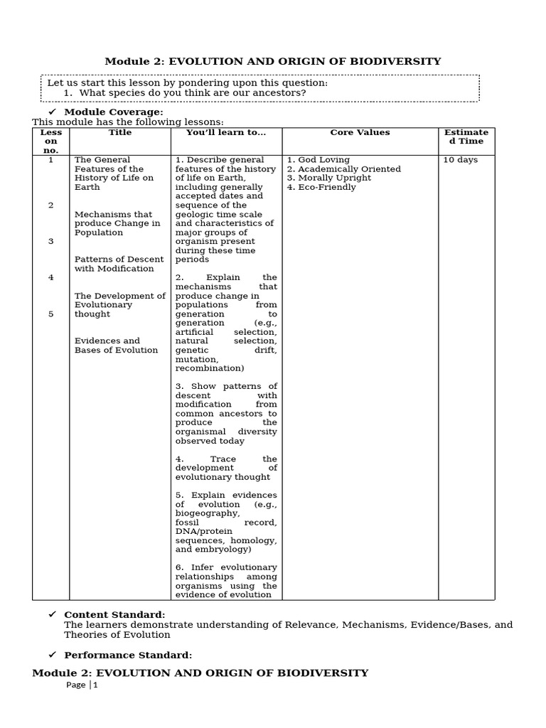Gen Bio 2 Q3 Week 3 4 | PDF