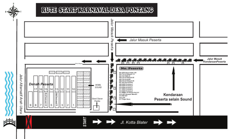 DENAH START TERBARU 24 AGUSTUS 2024 | PDF