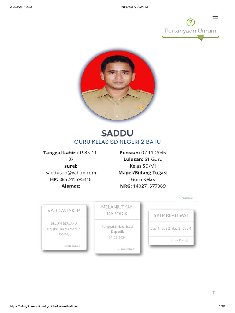 Info GTK 2024 S1 | PDF