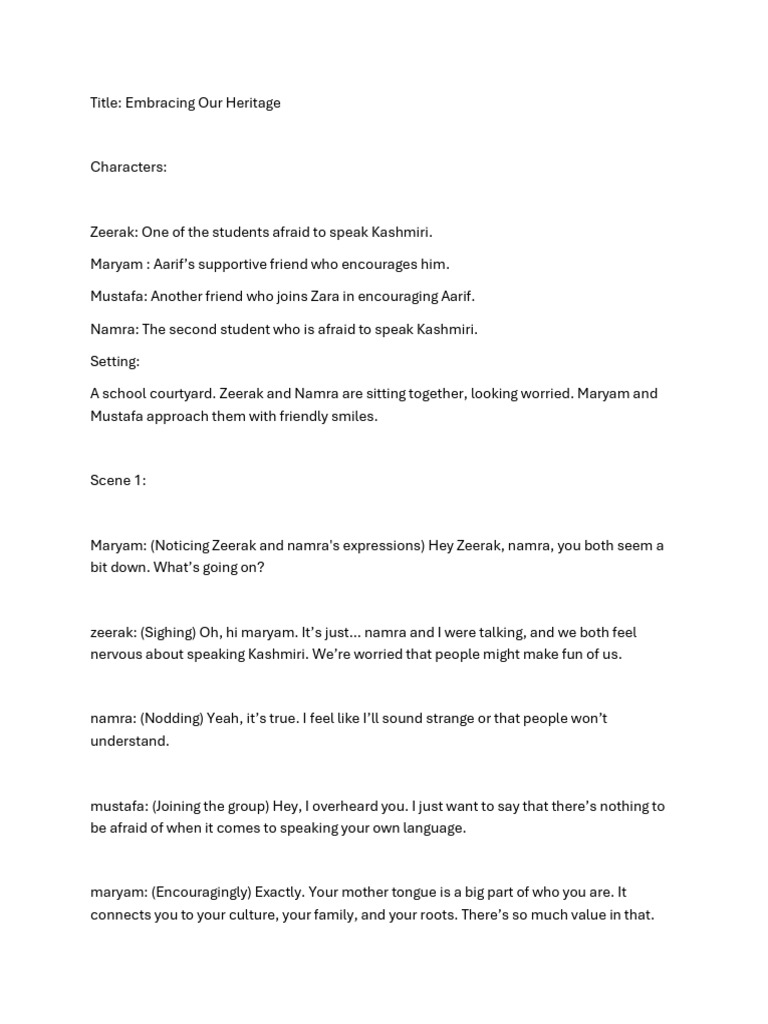 Embracing Your Language | PDF