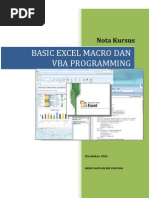 Kode VBA Excel Dasar untuk Pemula | PDF