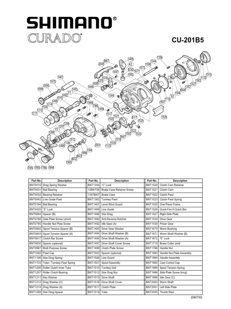 Shimano_CU201B5 | PDF