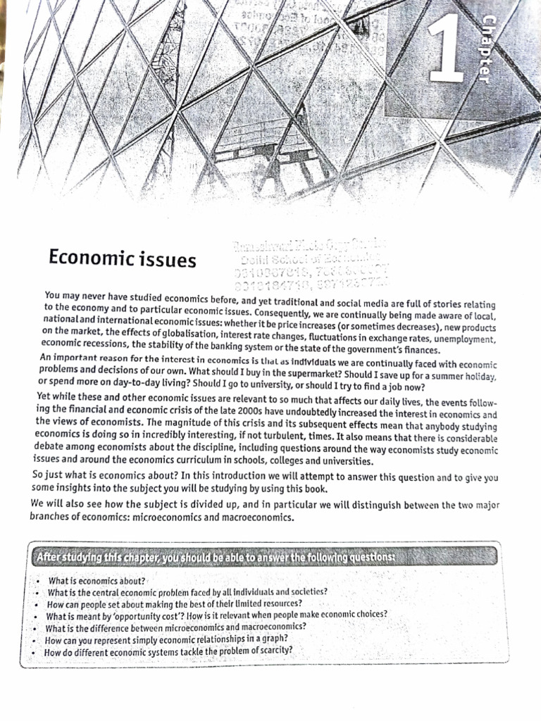 Economic Test Material 1 | PDF
