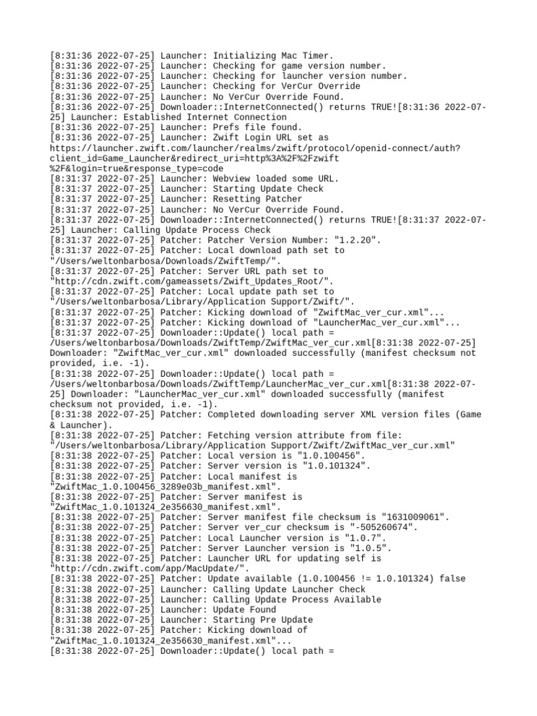 Launcher - Log (Old 1) | PDF