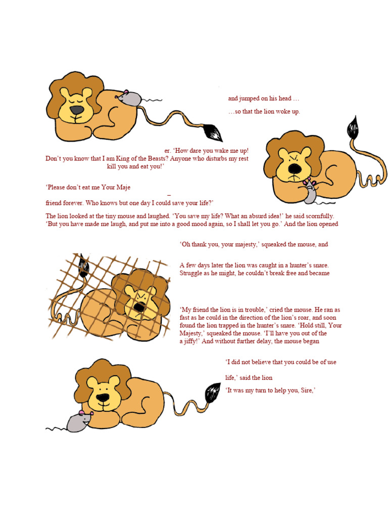 The Lion and the Mouse | PDF