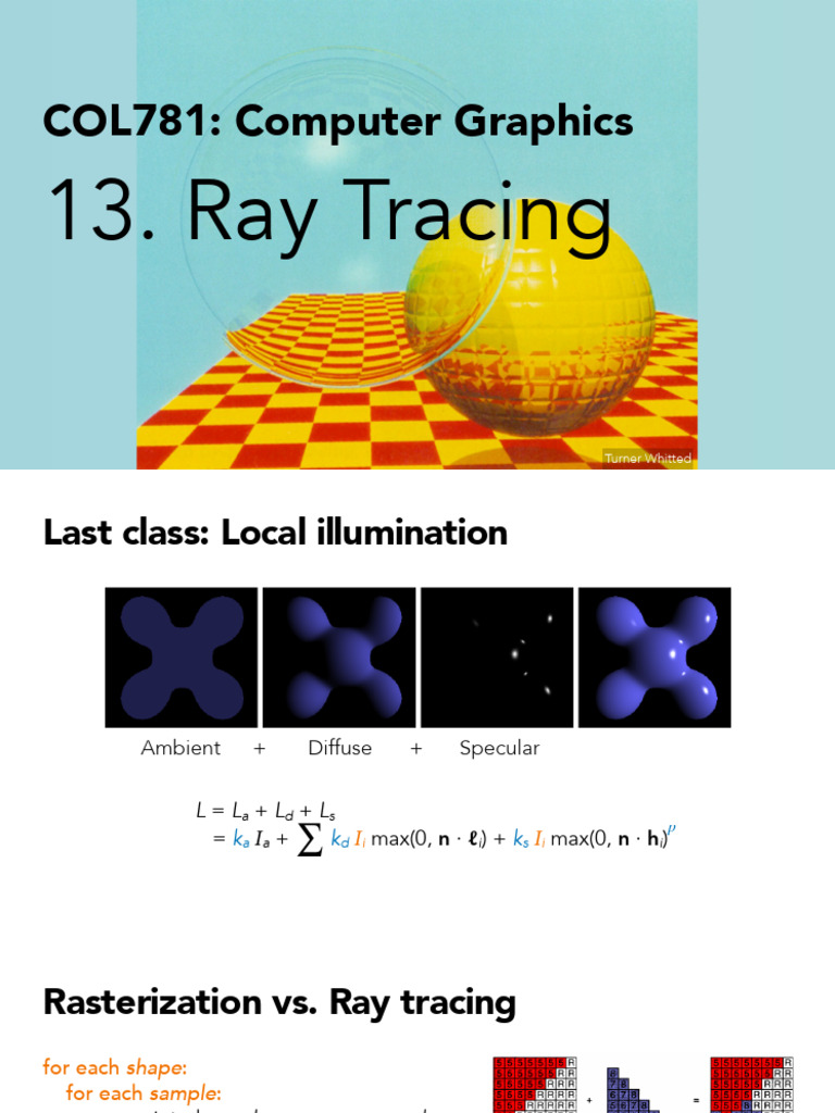 13-raytracing | PDF