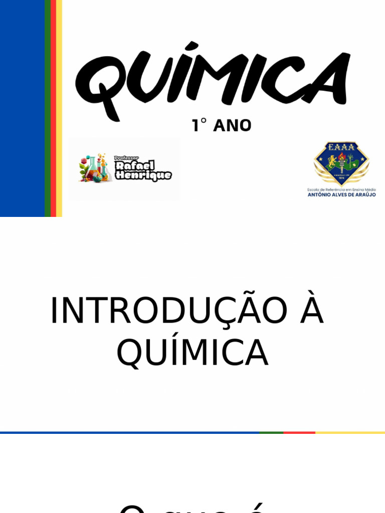 1 Introdução à Química Pdf