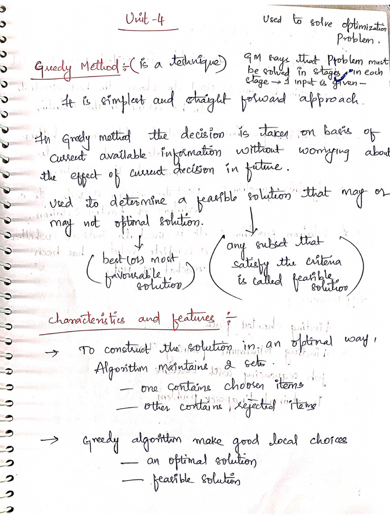DAA Unit 4 Notes | PDF