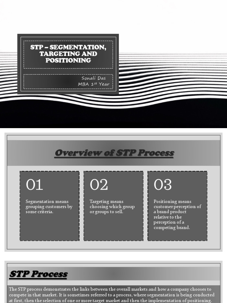 STP - Segmentation, Targeting and Positioning | PDF
