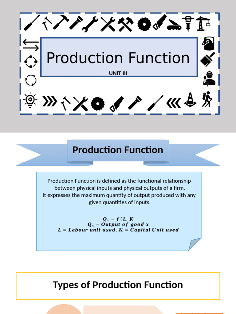 Production Function | PDF