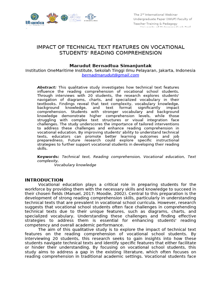 2ndlIWUP 2024 - Marudut - Full Paper - Marudut Bernadtua Simanjuntak | PDF