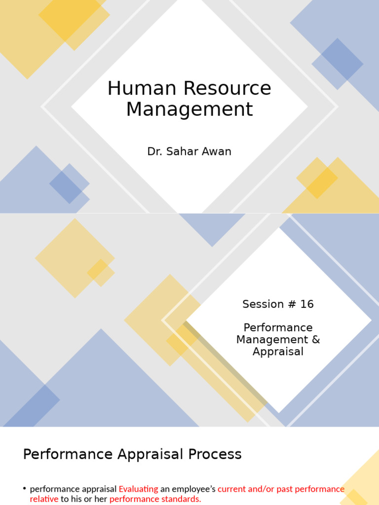 Chapter 9 Performance Management & Appraisal | PDF