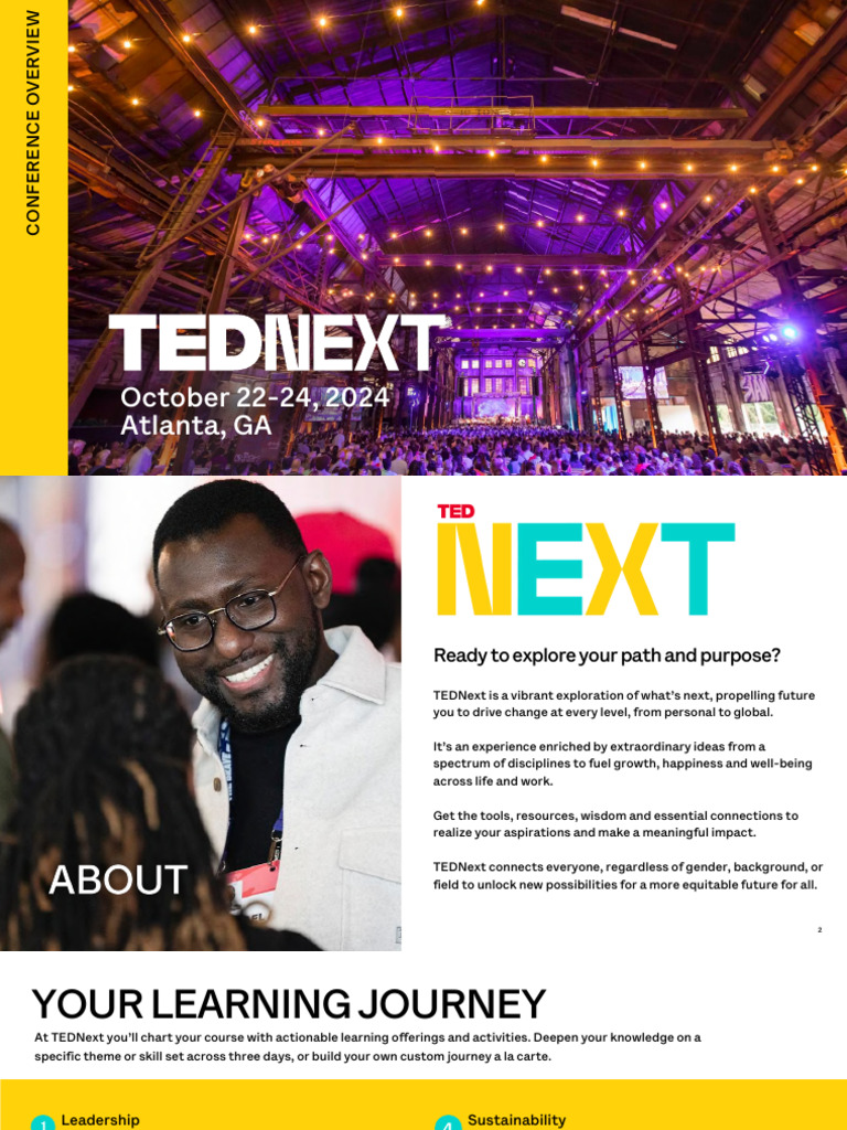 TEDNext 2024 Conference Overview | PDF