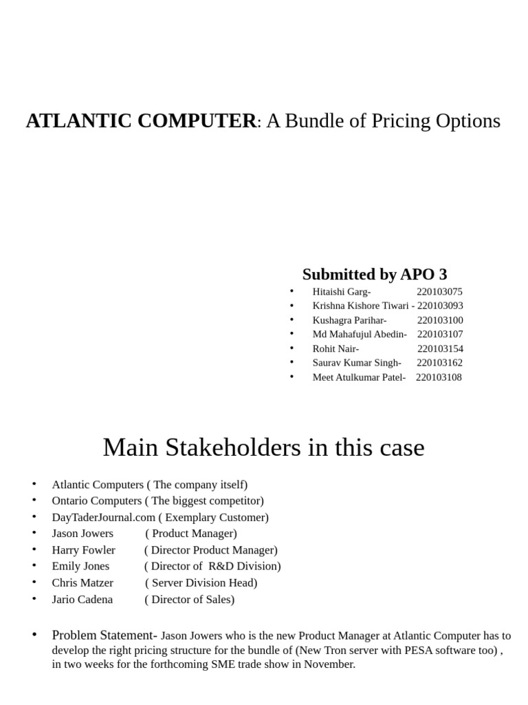 Atlantic Computer | PDF