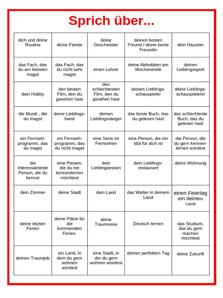 Sprich eine Minute.. | PDF