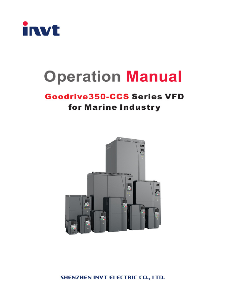 GD350-CCS Series VFD Manual - V1.1 | PDF