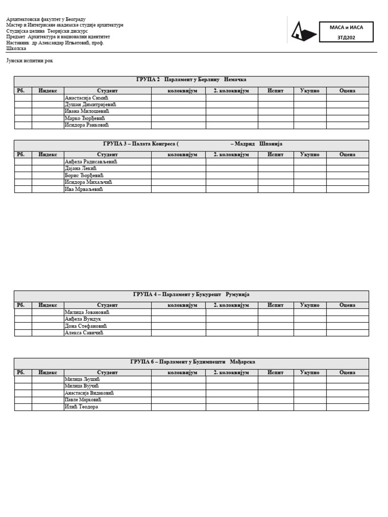 TD2 - Rezultati | PDF