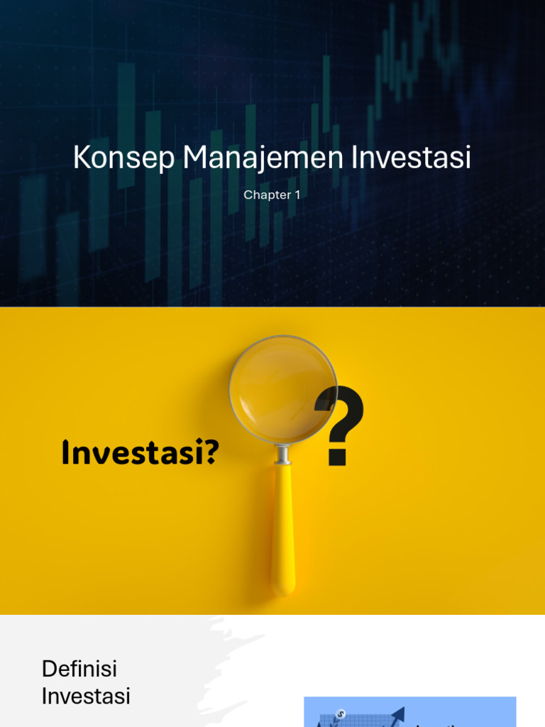 Konsep Manajemen Investasi | PDF