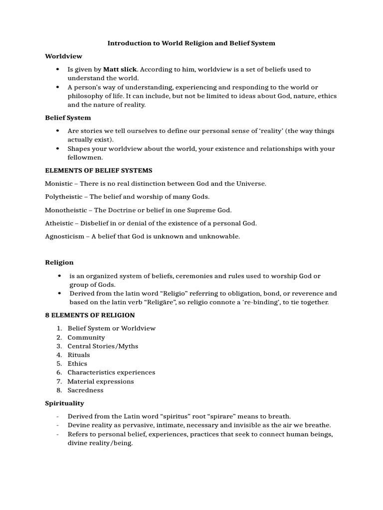 World Religion | PDF