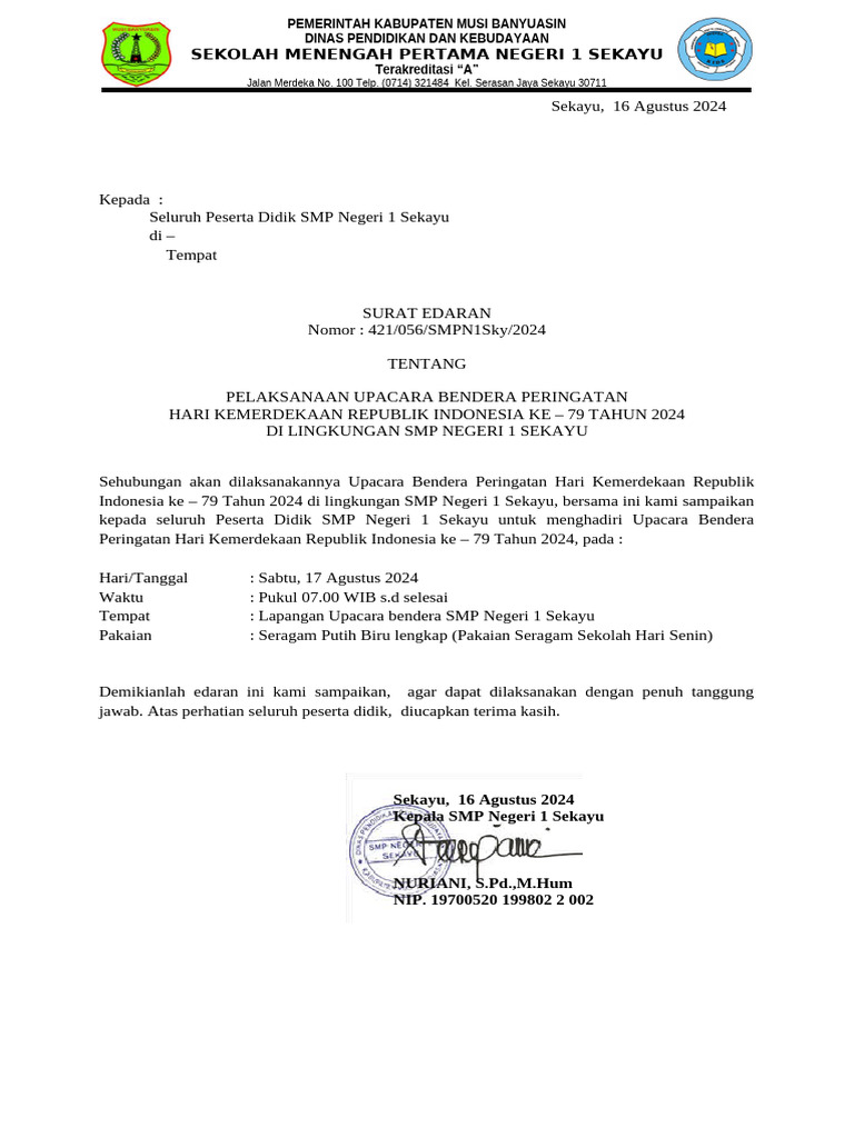 Pidato Pak Erwin | PDF