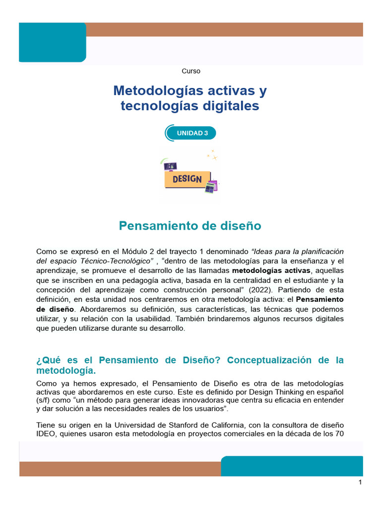 M3 - Pensamiento de Diseño-1 | PDF