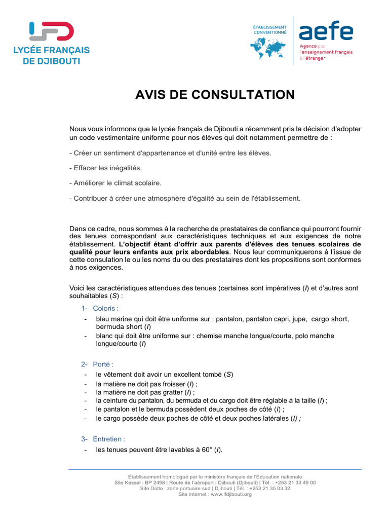 Avis Consultation | PDF